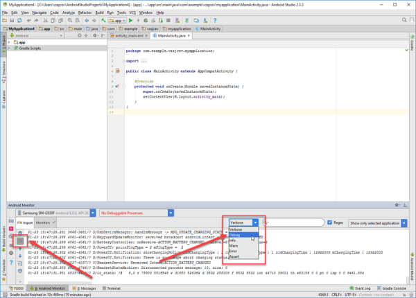 How to obtain logs from Android device.