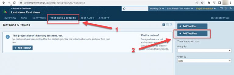 How to work with Testrail: guide.