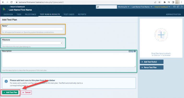 How to work with Testrail: guide.
