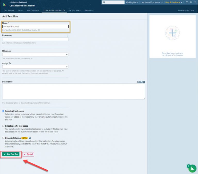 How to work with Testrail: guide.