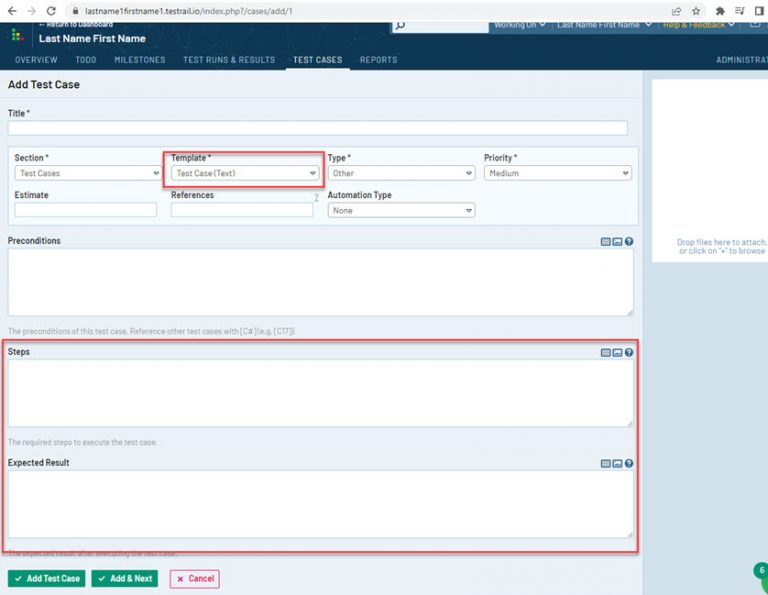 How to work with Testrail: guide.