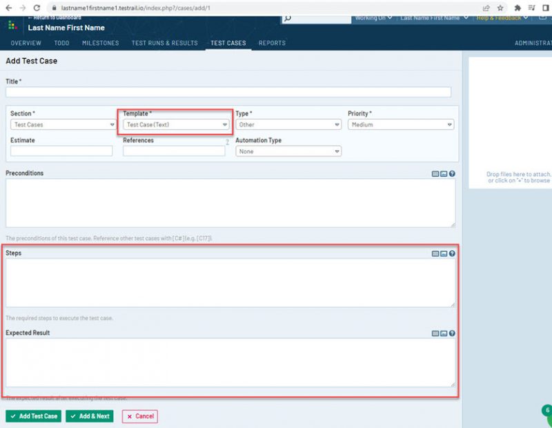 How to work with Testrail: guide.