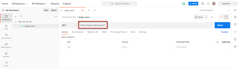 Using Postman in testing.