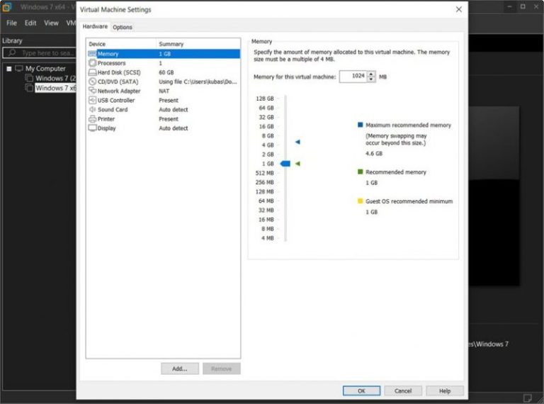 Virtual machine deployment. VMware Workstation.