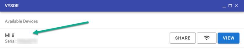 Vysor tool overview.