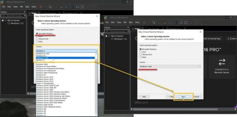 Virtual machine deployment. VMware Workstation.