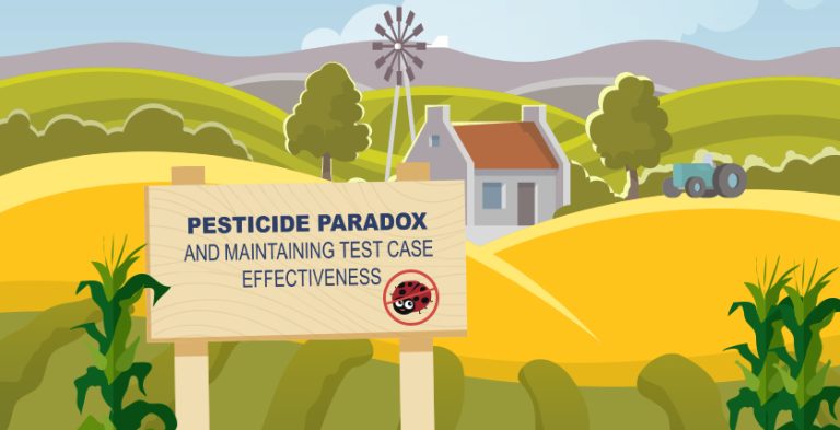 Pesticide paradox and maintaining test case effectiveness.