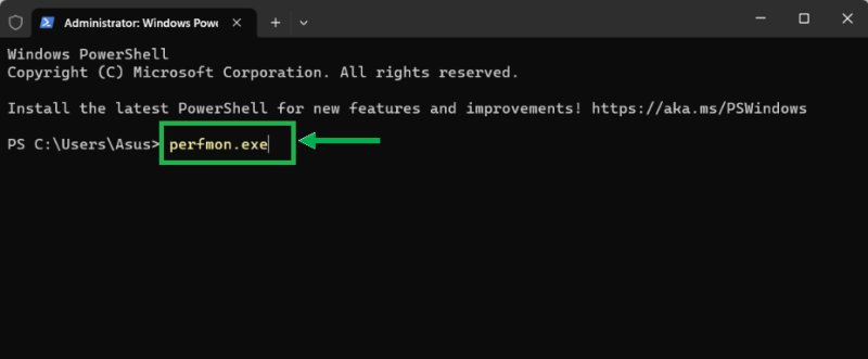 How to display the resource monitor in Windows.