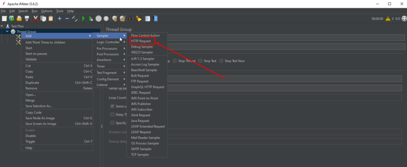 Using JMeter in testing.
