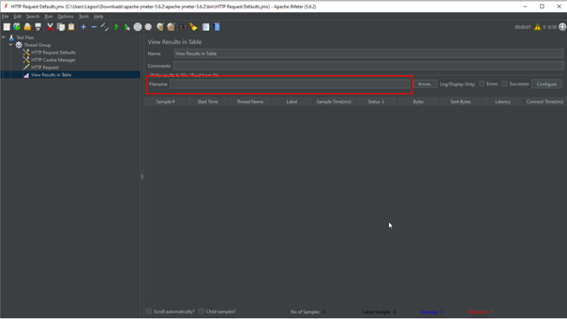 Using JMeter in testing.