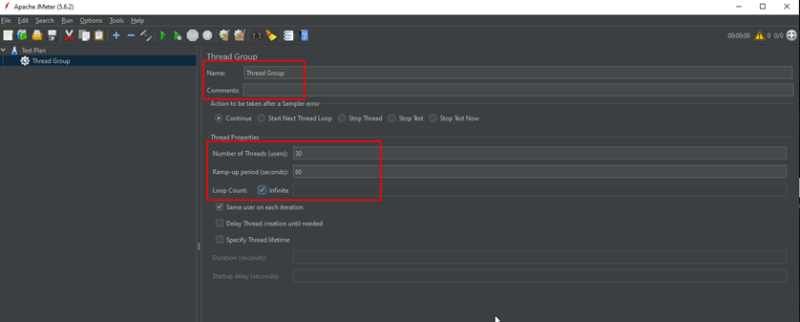 Using JMeter in testing.
